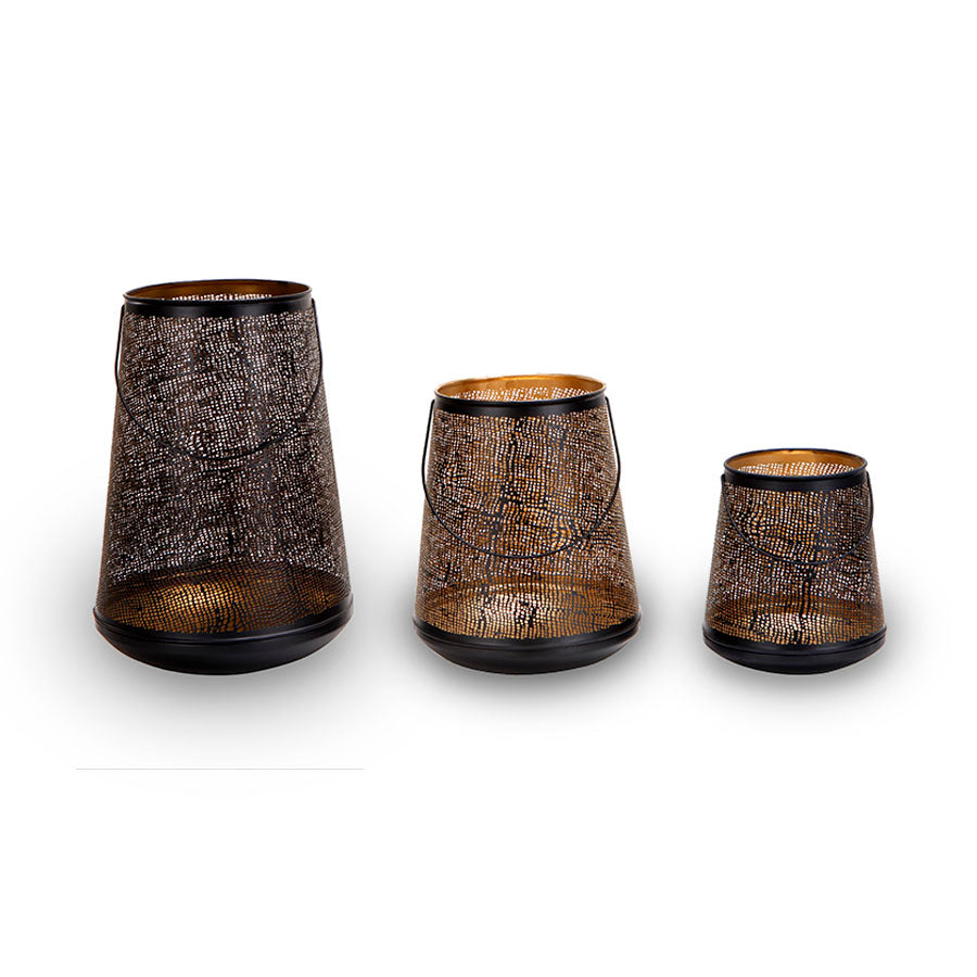 Tapered Iron Mesh Lantern – triboabay